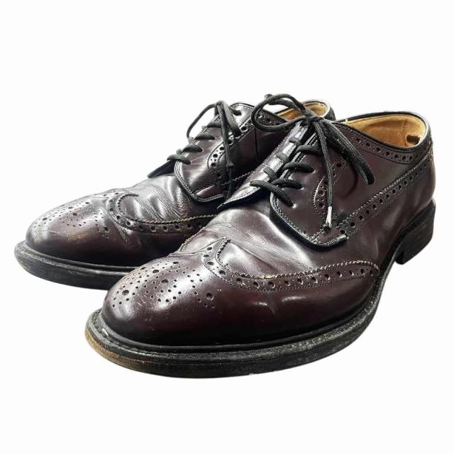 【中古】チャーチ church's ドレスシューズ ビジネス 革靴 ウイングチップ 外羽根 80G 茶 ブラウン メンズ
