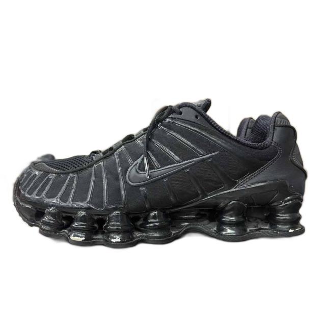 【中古】ナイキ NIKE Shox TL ローカットスニーカー ロゴ 26.5cm 黒 ブラック AV3595-002 メンズ