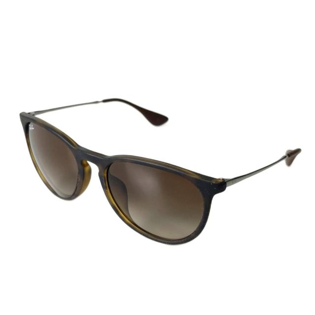 【中古】レイバン RAY BAN ERIKA CLASSIC サングラス アイウエア べっ甲柄 ウェリントン型 RB4171-F 54□18 145 茶