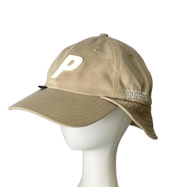 【中古】パレス Palace GORE-TEX NECKSAVER P 6-PANEL TAN ゴアテックス 6パネルキャップ 帽子 L/XL ベージュ メンズ