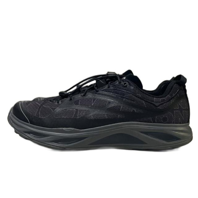 【中古】ホカオネオネ HOKA ONE ONE スニーカー ローカット シューズ 靴 27.5cm 黒 ブラック 1134452BBLC メンズ