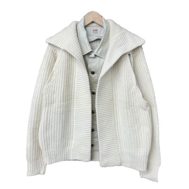 【中古】リー LEE ×トーガアーカイブス Knit G−jacket Lee SP ニット デニムジャケット ブルゾン LB9517 L 白