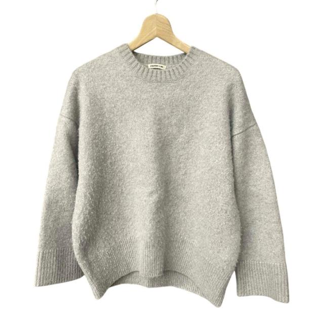 【中古】ドゥーズィエムクラス エブリデイアイライク ニット セーター カシミヤ 長袖 F ベージュ系 レディース