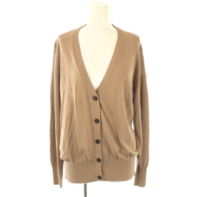 【中古】マルタンマルジェラ 1 Martin Margiela 1 バックオープン レーヨンカーディガン ニット 長袖 XS ベージュ