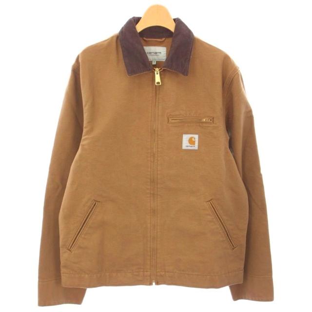 【中古】カーハート carhartt WIP DETROIT JACKET ジャケット ブルゾン ジップアップ S ブラウン I033112-25S