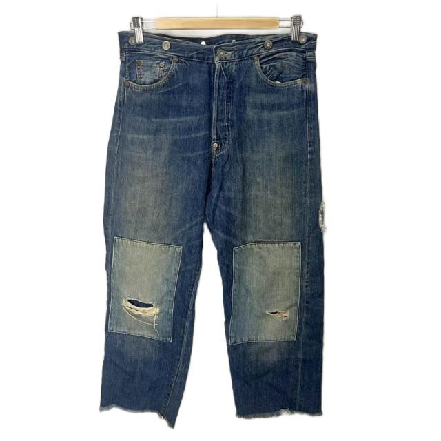 【中古】リーバイス Levi's LVC 501XX復刻デニム ジーンズ リペア加工 W30 インディゴ PC9-15501-0007