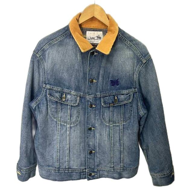 【中古】リー LEE ×NEEDLES  STORM RIDER デニムジャケット Gジャン S インディゴ LB0352 メンズ