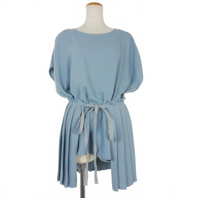 【中古】エムエムシックス メゾンマルジェラ MM6 Maison Margiela プリーツスカート ドッキングチュニック トップス