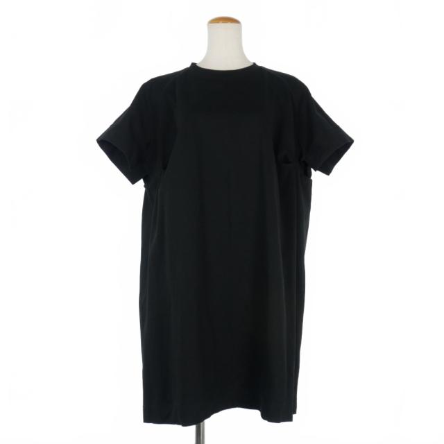 【中古】コグザビッグスモーク  COGTHEBIGSMOKE 半袖 ワンピース チュニック カットソー 黒 ブラック レディース