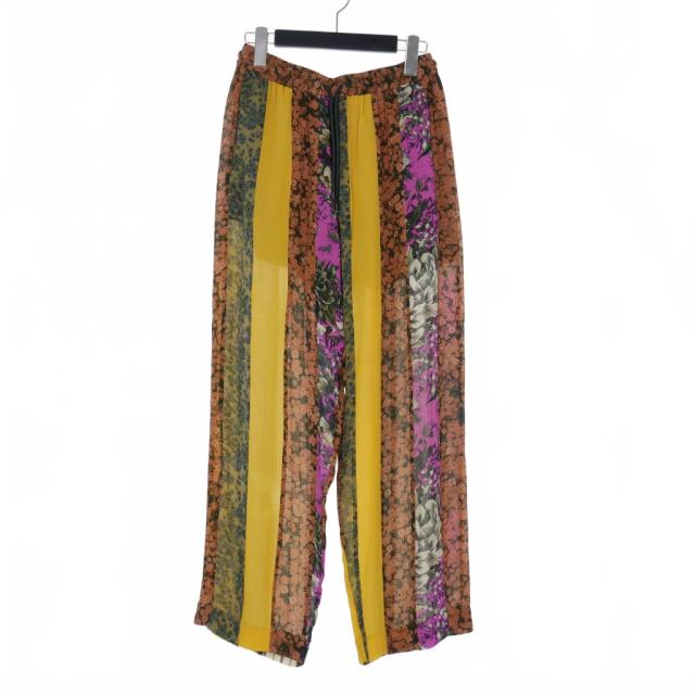 【中古】ドリスヴァンノッテン DRIES VAN NOTEN 23SS PENNY PATCH Pants 花柄 パッチワークパンツ イージパンツ 44