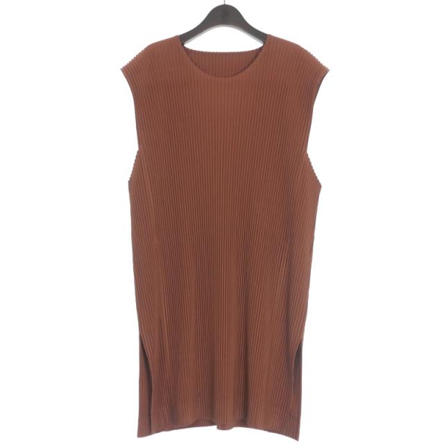【中古】オムプリッセイッセイミヤケ HOMME PLISSE ISSEY MIYAKE 21SS MONTHLY COLOR MAY プリーツベスト カットソー