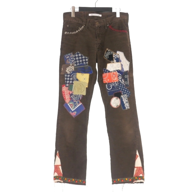 【中古】チルドレンオブザディスコーダンス Children of the discordance パッチワーク コーデュロイパンツ 0
