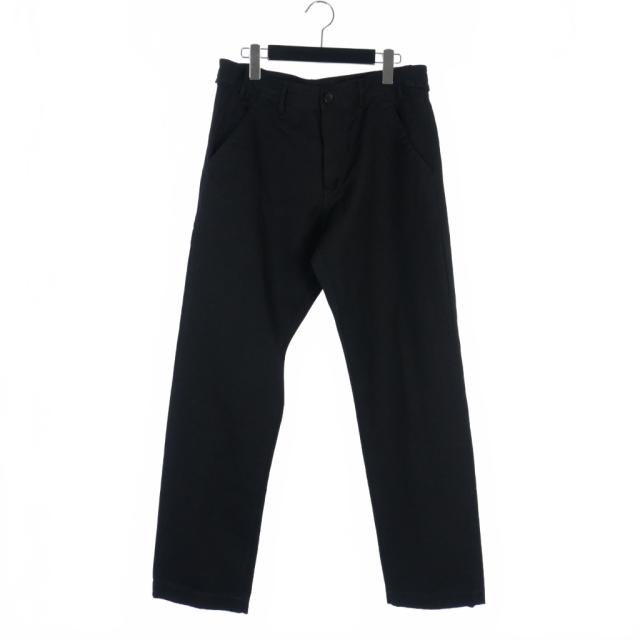 【中古】ブラックコムデギャルソン BLACK COMME des GARCONS 2010年製 テーパードパンツ スラックス S 黒
