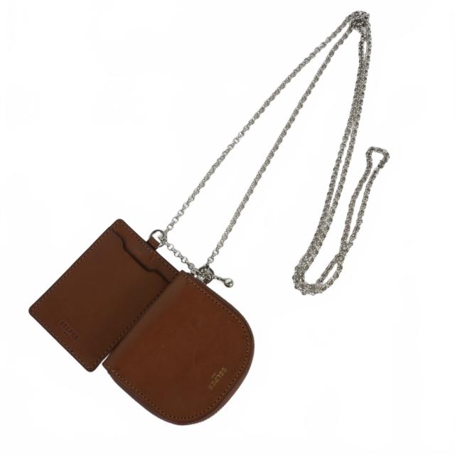 【中古】ベルパー BELPER COIN & CARD  カードケース 茶 ブラウン 1715-1222 レディース