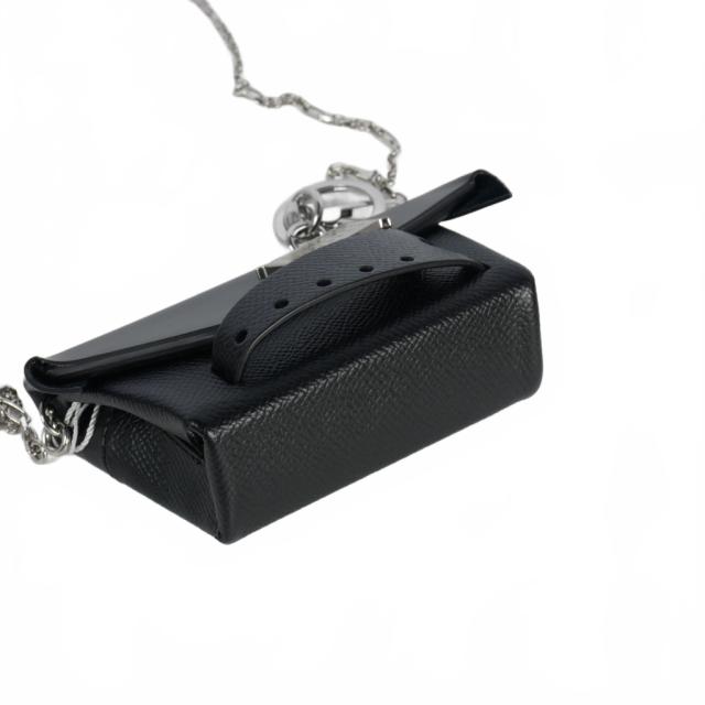 【中古】未使用品 メゾンマルジェラ Maison Margiela 24SS スナッチト ショルダーバッグ ドールサイズ 黒 ブラック 中古】未使用品 メゾンマルジェラ Maison Margiela 24SS スナッチト