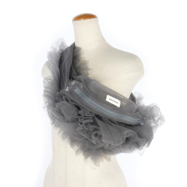 【中古】チカキサダ Chika Kisada 24AW チュールバッグ ショルダーバッグ グレー CZ-24082 レディース
