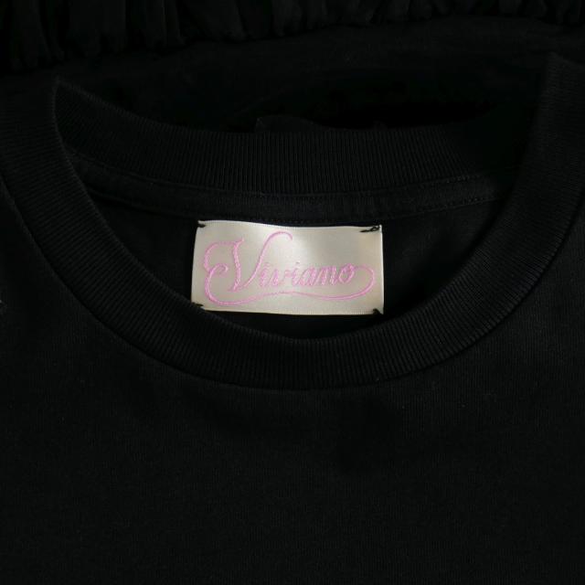 中古】ヴィヴィアーノ VIVIANO 25SS チュール レースワンピース 半袖