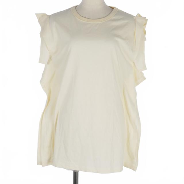 【中古】メゾンマルジェラ Maison Margiela 12SS 白タグ カットオフ カットソー ノースリーブTシャツ 1 白 国内正規