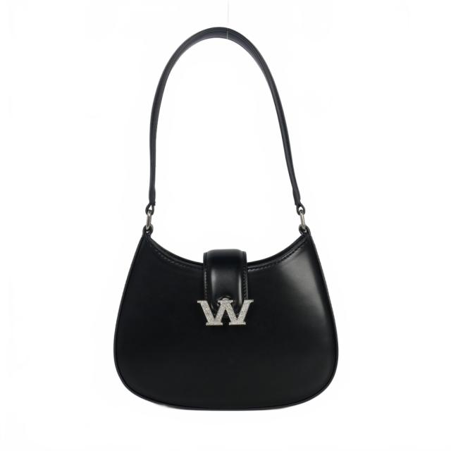 【中古】アレキサンダーワン ALEXANDER WANG W legacy レガシー スモールホーボー レザー ハンドバッグ ロゴ