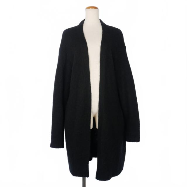 【中古】アクネ ストゥディオズ Acne Studios キッドモヘア ロング カーディガン M ブラック 黒 RAYA SHORT PAW15 レディース