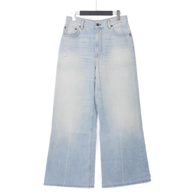 【中古】アクネ ストゥディオズ Acne Studios リラックスフィット ワイドデニム パンツ 29 ライトブルー A00336