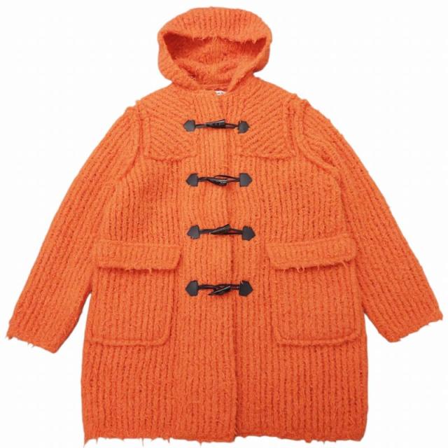 【中古】コーヘン COOHEM 美品 24AW FUR MOLE DUFFLE COAT ウールモール ダッフルコート トグルボタン ミドル丈 13-244-028 M