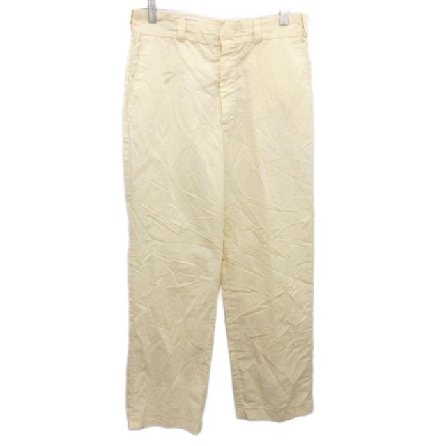 【中古】ディッキーズ Dickies 70s ヴィンテージ ワークパンツ スラックス ノータック センタープレス ■MET2