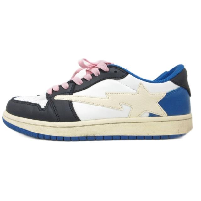 【中古】アベイシングエイプ A BATHING APE ベイプスタ BAPESTA LOST ANGEL スニーカー ローカット シューズ 靴 8.5