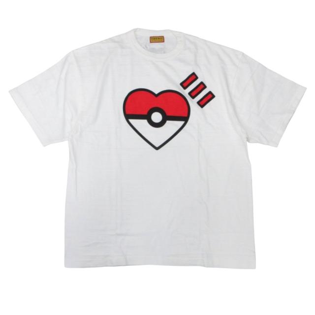 【中古】未使用品 HUMAN MADE x Pokemon Made Graphic T-Shirt (Monster Ball) Tシャツ プリント グラフィック 半袖