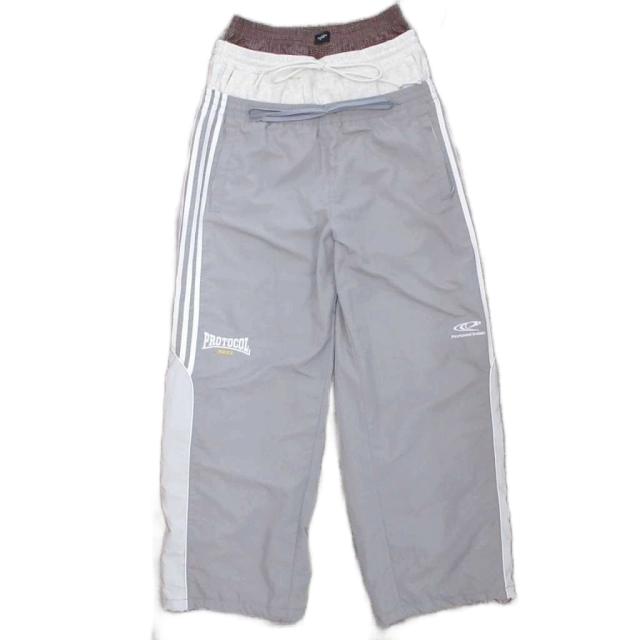 【中古】プロトコル インデックス FW25 3 LAYERED TRACK PANTS 2COLOR トラックパンツ ワイド バギー ドッキング 2