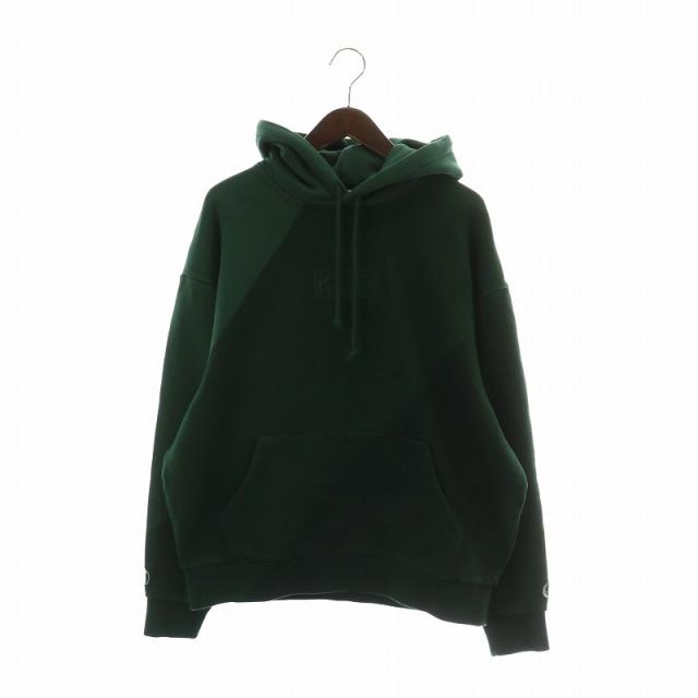 【中古】未使用品 KITH NYC × BMW Vintage Nelson Hoodie Vitality パーカー 長袖 ロゴ M 緑 KHM033038-345