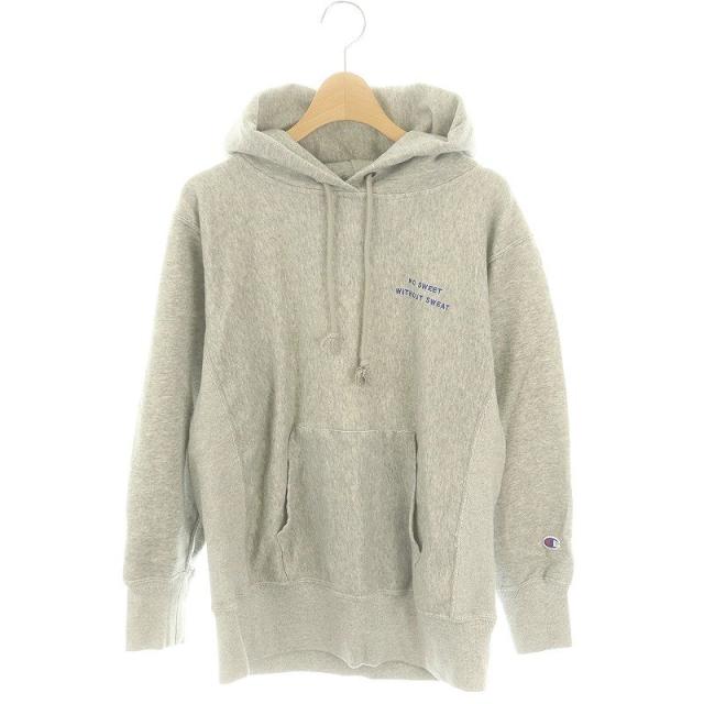 【中古】チャンピオン CHAMPION for RHC  French Terry Sweat Hoodie スウェット トレーナー パーカー 長袖 M グレー