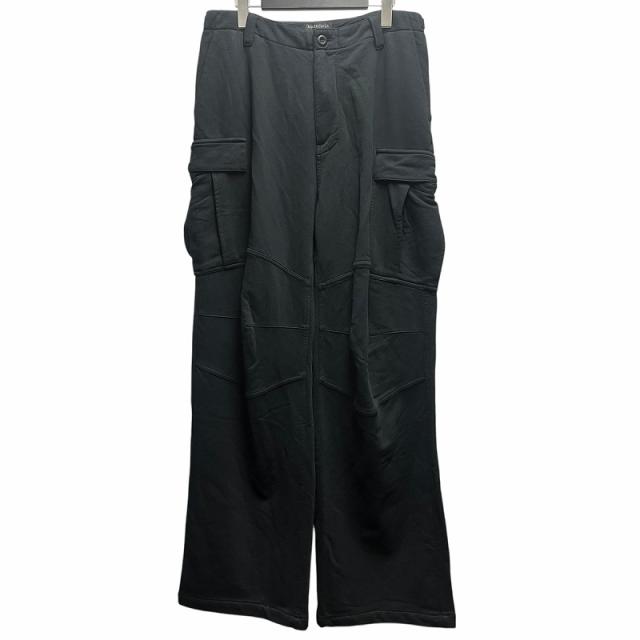 【中古】バレンシアガ BALENCIAGA 22AW Kick Cargo Pants スウェットカーゴバギーロングパンツ XS 黒 720243 TIVF5