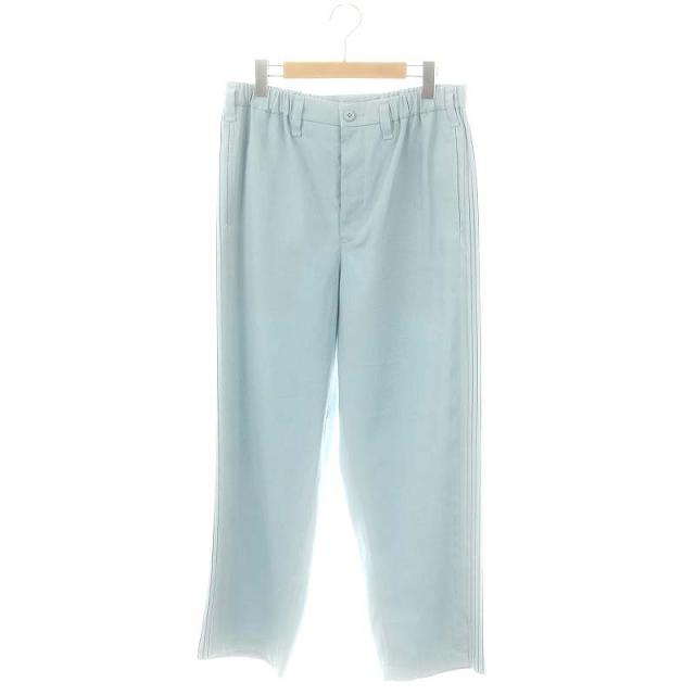 【中古】イッセイミヤケメン ISSEY MIYAKE MEN サイドプリーツパンツ テーパードパンツ 3 ライトブルー LA33FF092