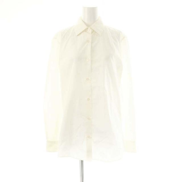 【中古】ドリスヴァンノッテン コットンロングスリーブシャツ 長袖 34 ホワイト /ES ■OS ■SH レディース