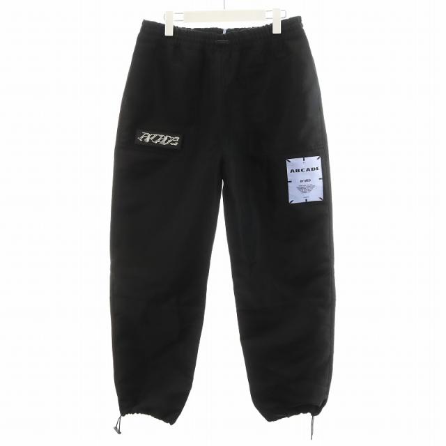 【中古】アレキサンダーマックイーン ALEXANDER MCQUEEN トラックパンツ ロゴ L 黒 ブラック 623408 /AN20 メンズ