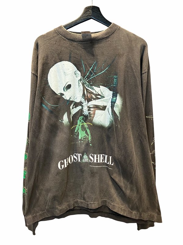 【中古】未使用品 セントマイケル SAINTMICHAEL SM-YS1-0000-C33 攻殻機動隊 プリント ロンT  L ブラック