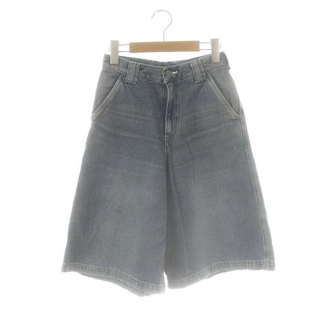 【中古】ヒステリックグラマー HYSTERIC GLAMOUR 25SS デニムハーフパンツ ジーンズ XS ブルー /DF ■OS
