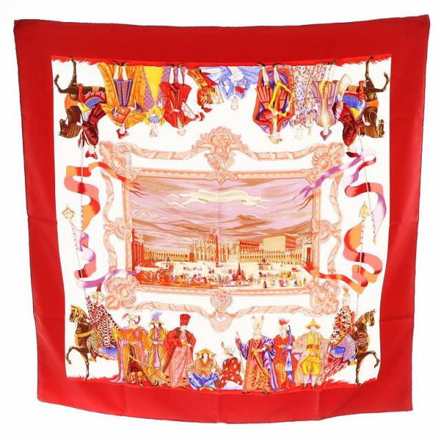 【中古】エルメス HERMES カレ90 TURQVERIES EN L'HONNEUR DE MHT ムッシュドTのためのトルコ行進曲