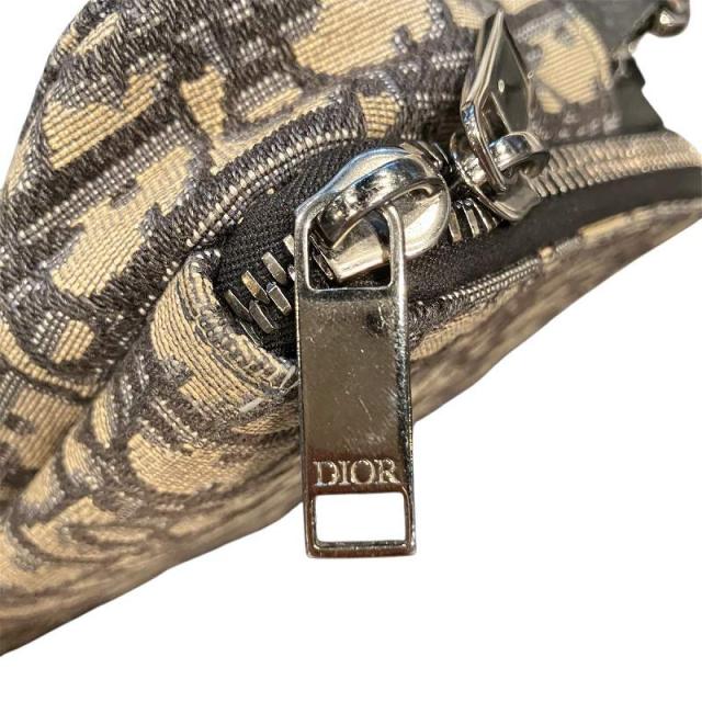 中古】ディオール Dior ショルダーバッグ ポーチ オブリーク柄