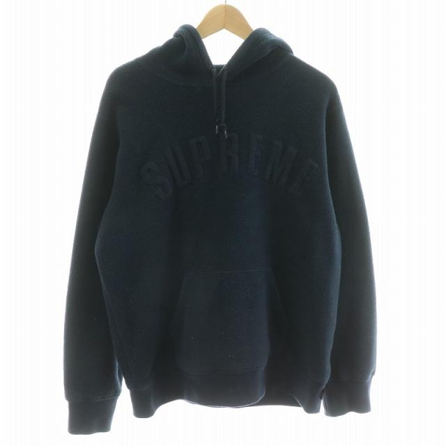 【中古】シュプリーム SUPREME 18AW Polartec Hooded Sweatshirt ポーラテック フリース パーカー フーディ