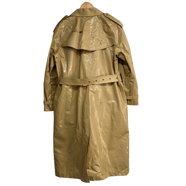 中古】バーバリー BURBERRY トレンチコート ロング丈 ノバチェック PVC