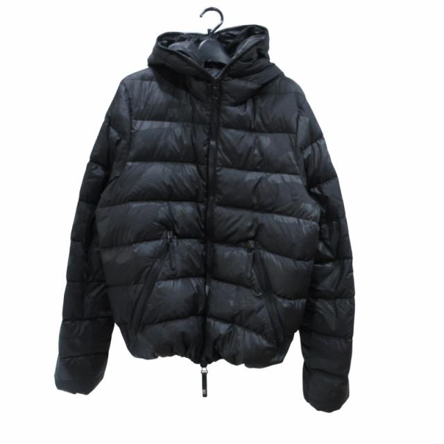 【中古】デュベティカ DUVETICA × HYDROGEN ハイドロゲン コラボ ダウンジャケット 迷彩 カモフラ柄 スカル ロゴ 50