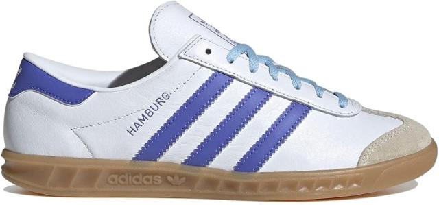 [アディダス] ハンブルク [HAMBURG] フットウェアホワイト/セミコバルトブルー/ガム JH8561 日本国内正規品