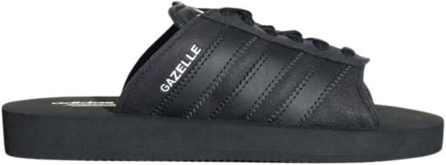 [アディダス] ガゼル ビーチスライド [Gazelle Beach Slides] コアブラック/コアブラック/フットウェアホワイト JQ7423