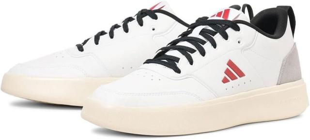 [アディダス] パーク ST ライト [PARK ST LITE] フットウェアホワイト/グレー/レッド JR9240