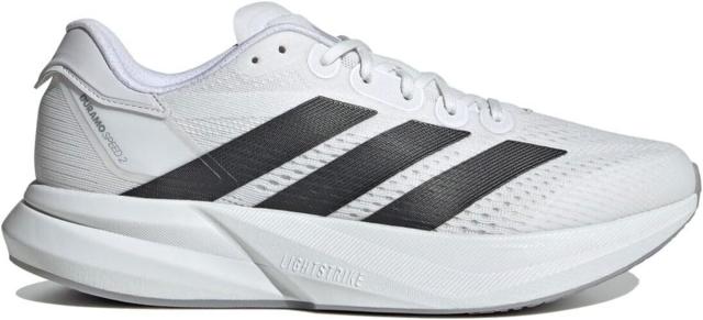 [アディダス] アディゼロ デュラモ スピード 2 ランニング [ADIZERO DURAMO SPEED 2 RUNNING] クラウドホワイト/コアブラック/ハロシルバー IH8206