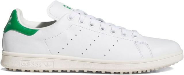 [アディダス] スタンスミス ゴルフ フルグレインレザー [STAN SMITH GOLF FULL GRAIN LEATHER] クラウドホワイト/グリーン/オフホワイト JH6153