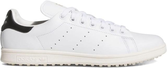 [アディダス] スタンスミス ゴルフ フルグレインレザー [STAN SMITH GOLF FULL GRAIN LEATHER] クラウドホワイト/コアブラック/オフホワイト JH6154
