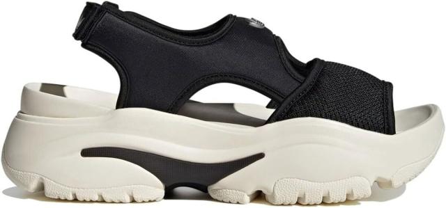 [アディダス] オズガイア サンダル [W OZGAIA SANDALS] コアブラック/オフホワイト/シルバーメタリック JI2428